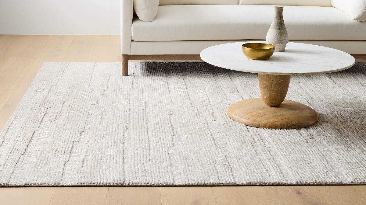 Staggered High-Low Easy Care Rug | West Elm