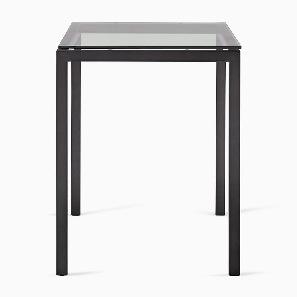 Frame Glass & Metal Desk | West Elm