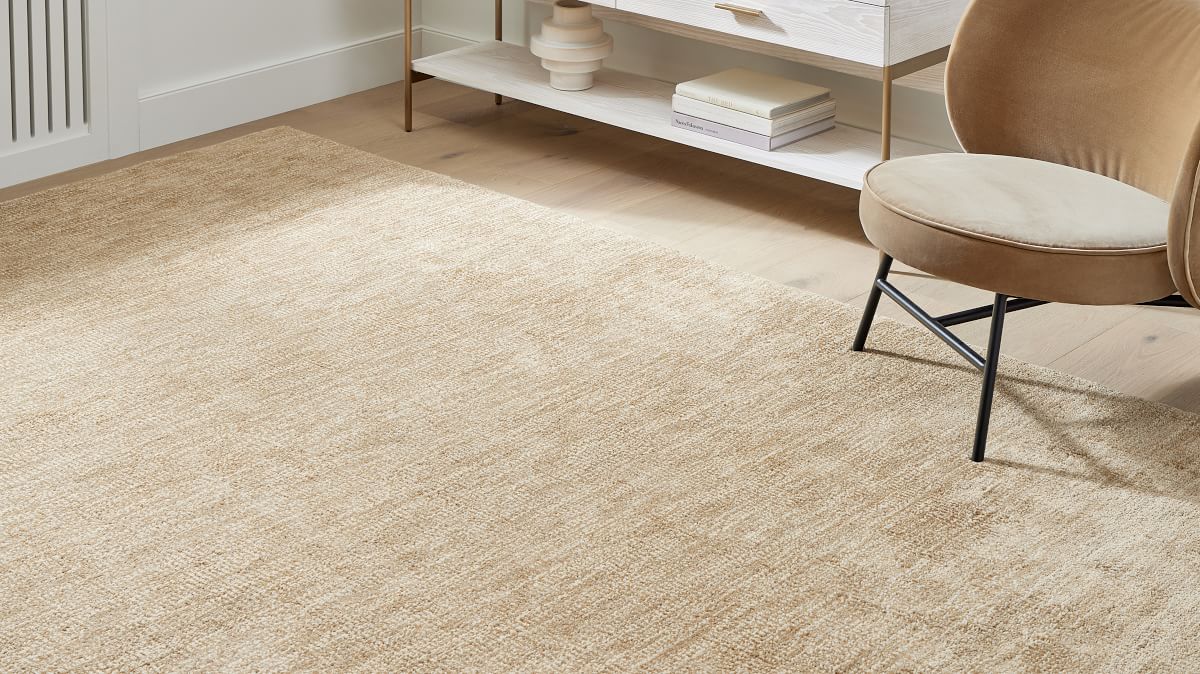 Hand-Loomed Wool & Jute Rug | West Elm