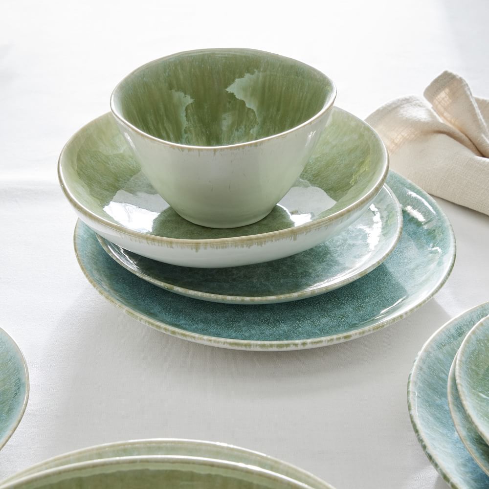 Reactive Glaze Stoneware Dinnerware (Set of 20) | West Elm