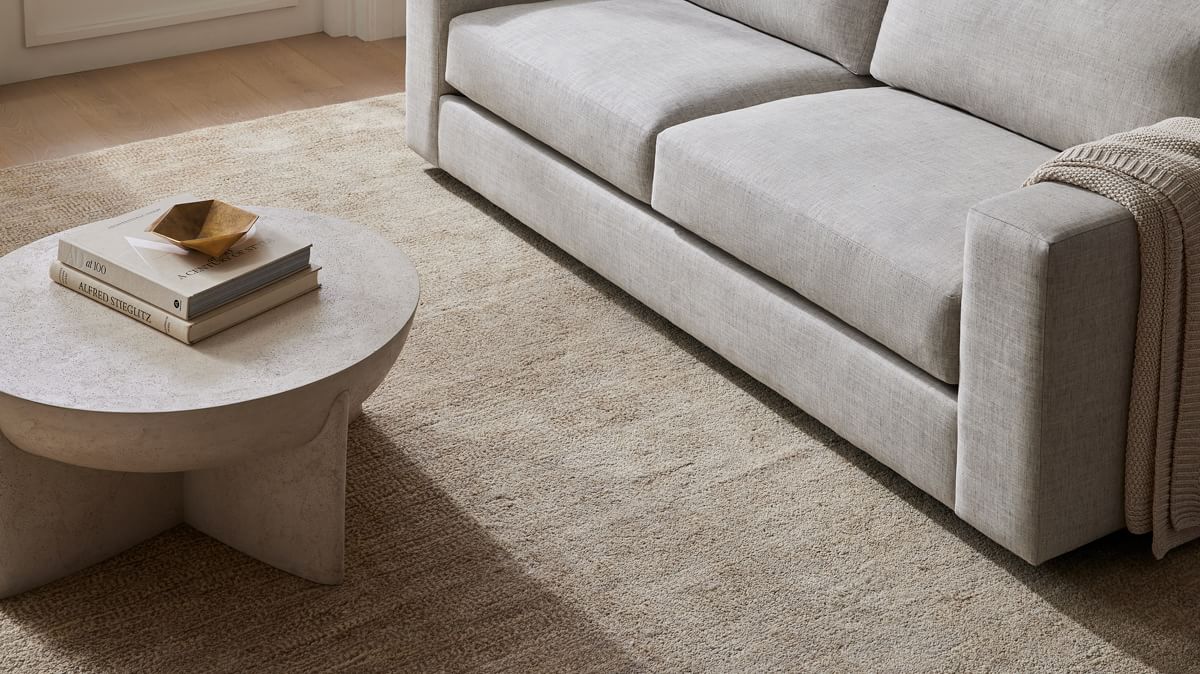 Hand-Loomed Wool & Jute Rug | West Elm