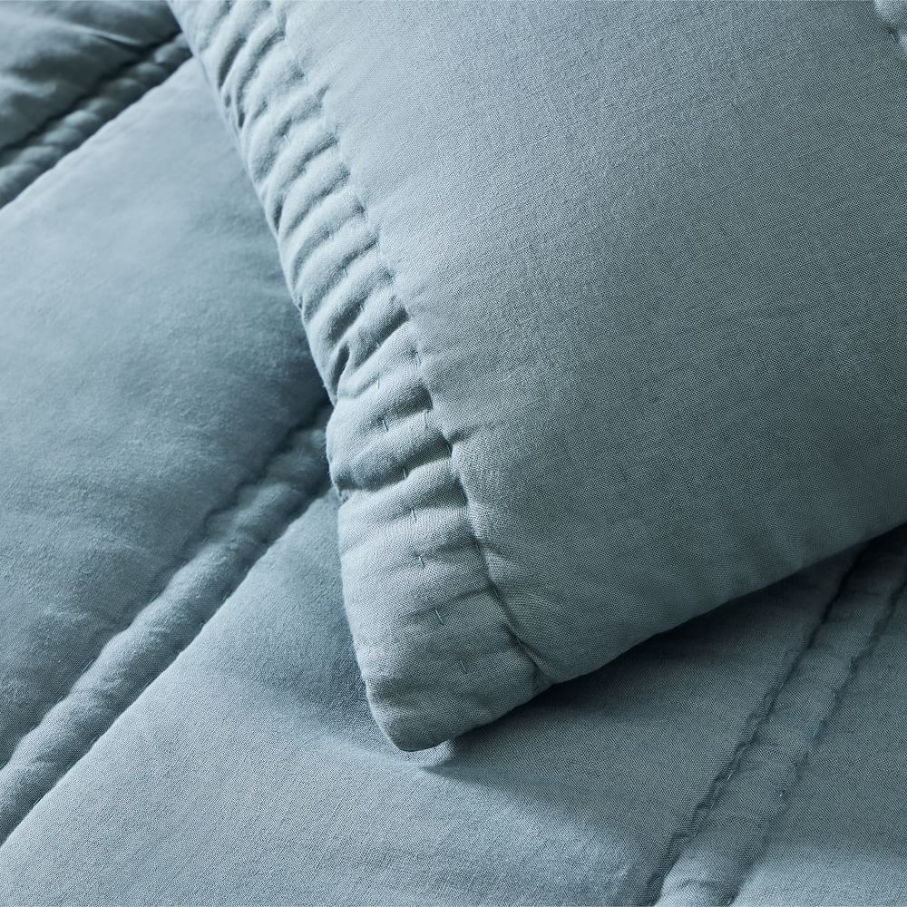 European Flax Linen Comforter & Shams | West Elm