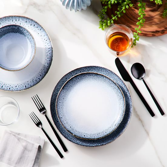 Reactive Glaze Stoneware Dinnerware (Set of 20) | West Elm