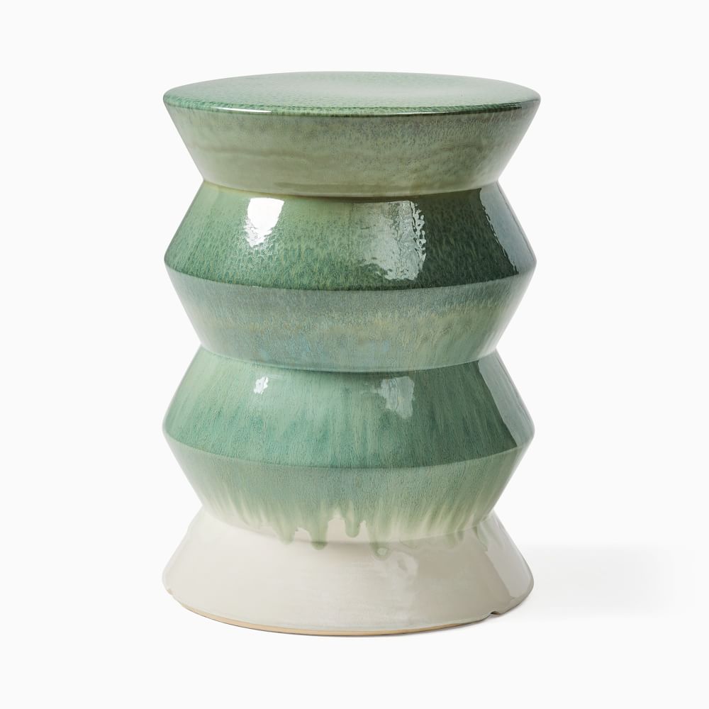 Cami Indoor/Outdoor Ceramic Round Side Table (13") | West Elm