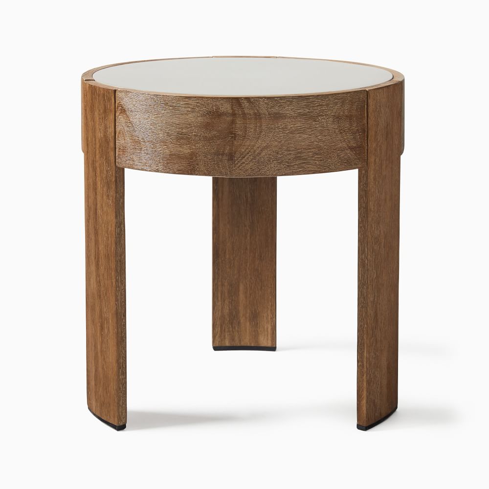 Portside Outdoor Round Side Table (20") | West Elm