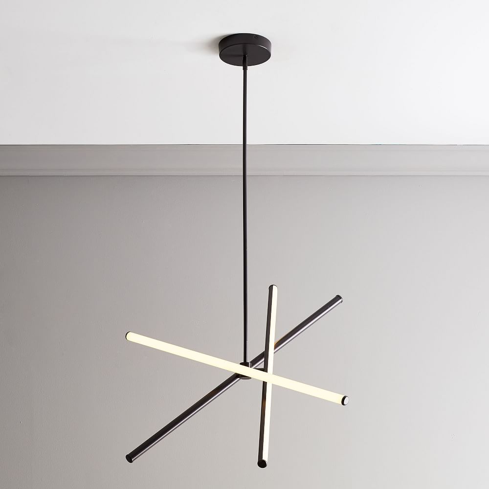 Light Rods LED Semi-Flushmount | West Elm