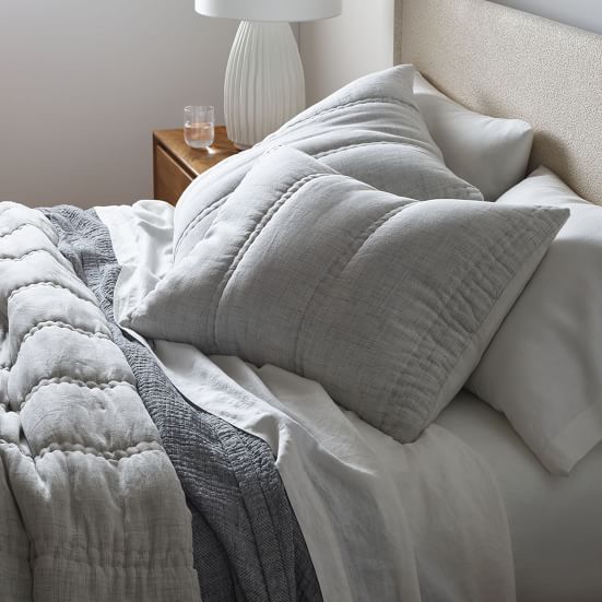 European Flax Linen Comforter & Shams | West Elm