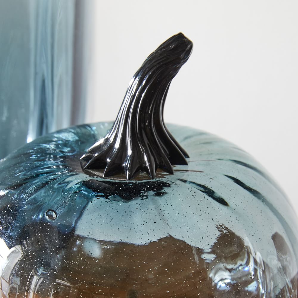 Glass Pumpkin Object | West Elm