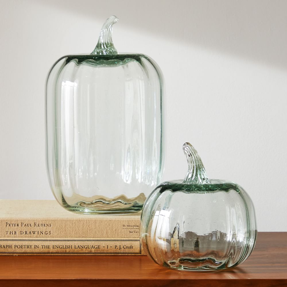 Glass Pumpkin Object | West Elm