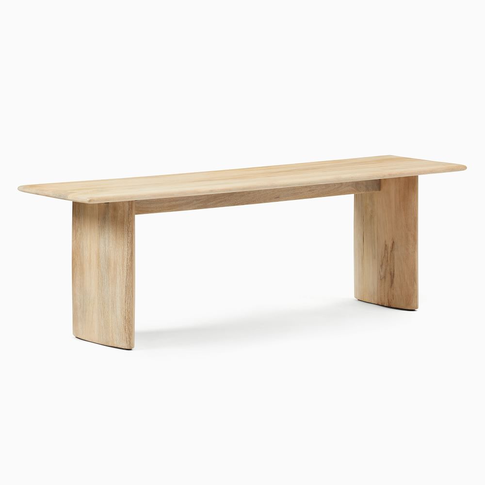 Anton Solid Wood Dining Bench (58"–106") | West Elm