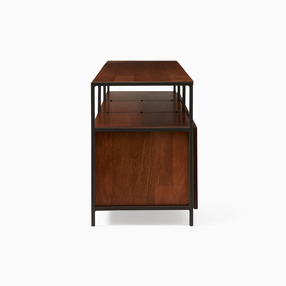Industrial Storage Media Console (80"–96") | West Elm
