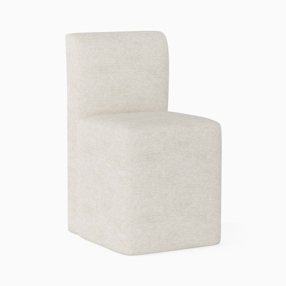Block Base Upholstered Dining Chair | West Elm