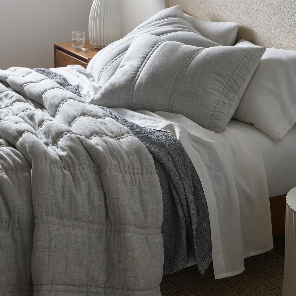European Flax Linen Comforter & Shams | West Elm