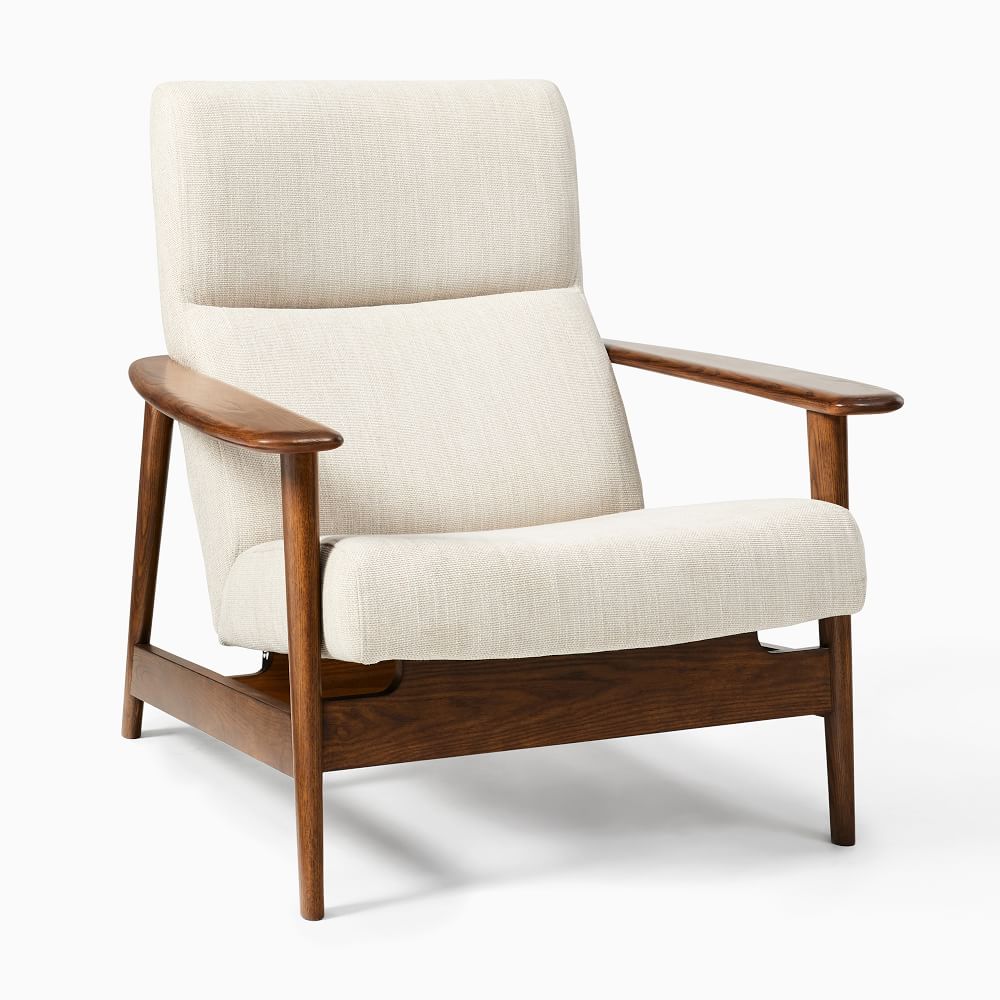 Mid-Century Show Wood High-Back Chair | West Elm