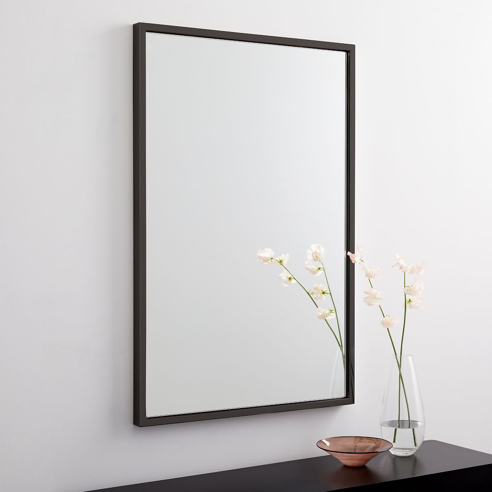 Metal Frame Rectangular Mirror - 24"W x 36"H | West Elm