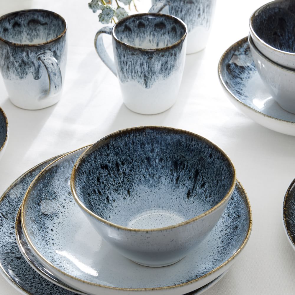 Reactive Glaze Stoneware Dinnerware (Set of 20) | West Elm