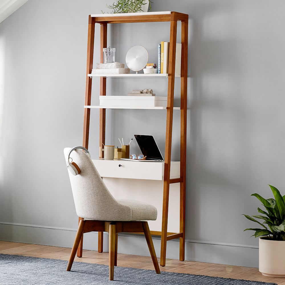 Modern Sit & Stand Adjustable Wall Desk (30") | West Elm