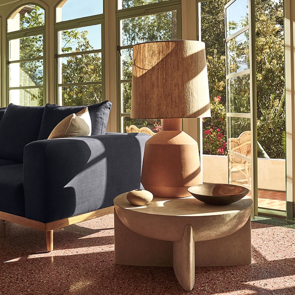 Monti Lava Stone Coffee Table | Living Room Furniture | West Elm