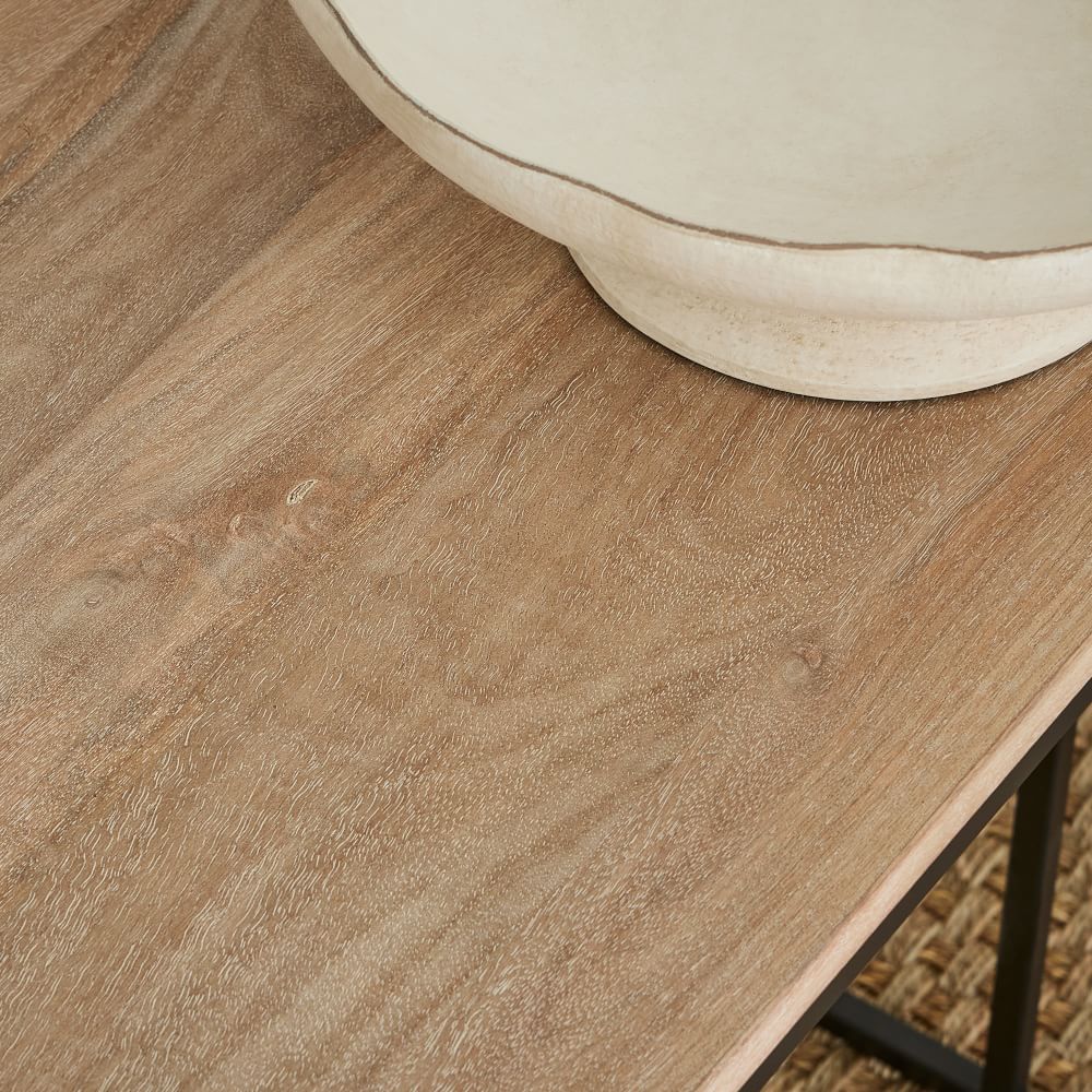 Streamline Wide C-Side Table (26") - Wood | West Elm