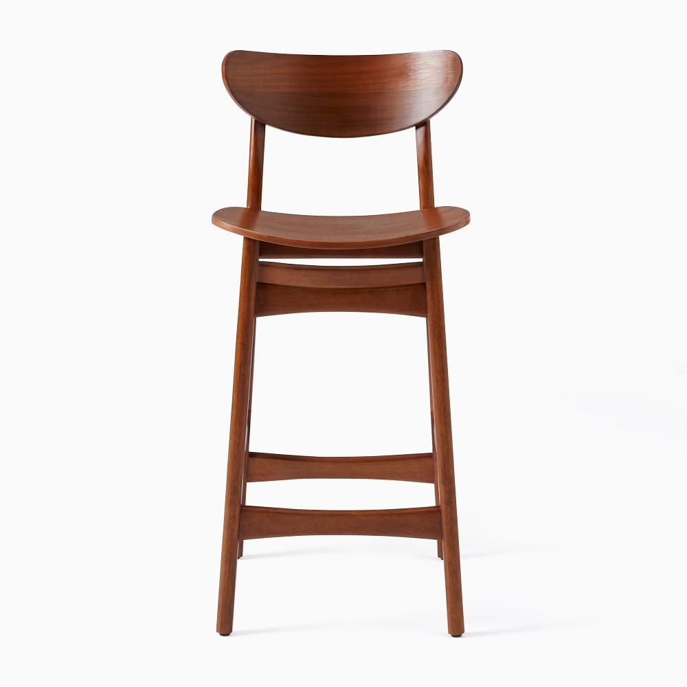 Classic Café Walnut Bar & Counter Stools | West Elm