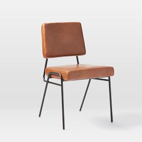 Wire Frame Leather Dining Chair | West Elm