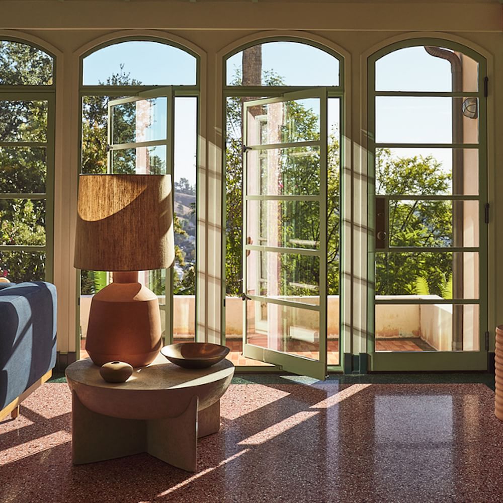 Monti Lava Stone Coffee Table (30") | West Elm