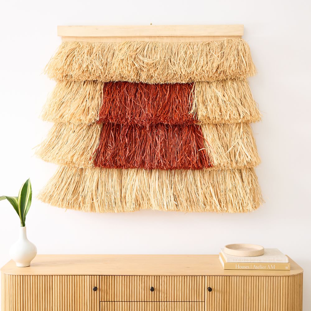 Diego Olivero Raffia Wall Art | West Elm
