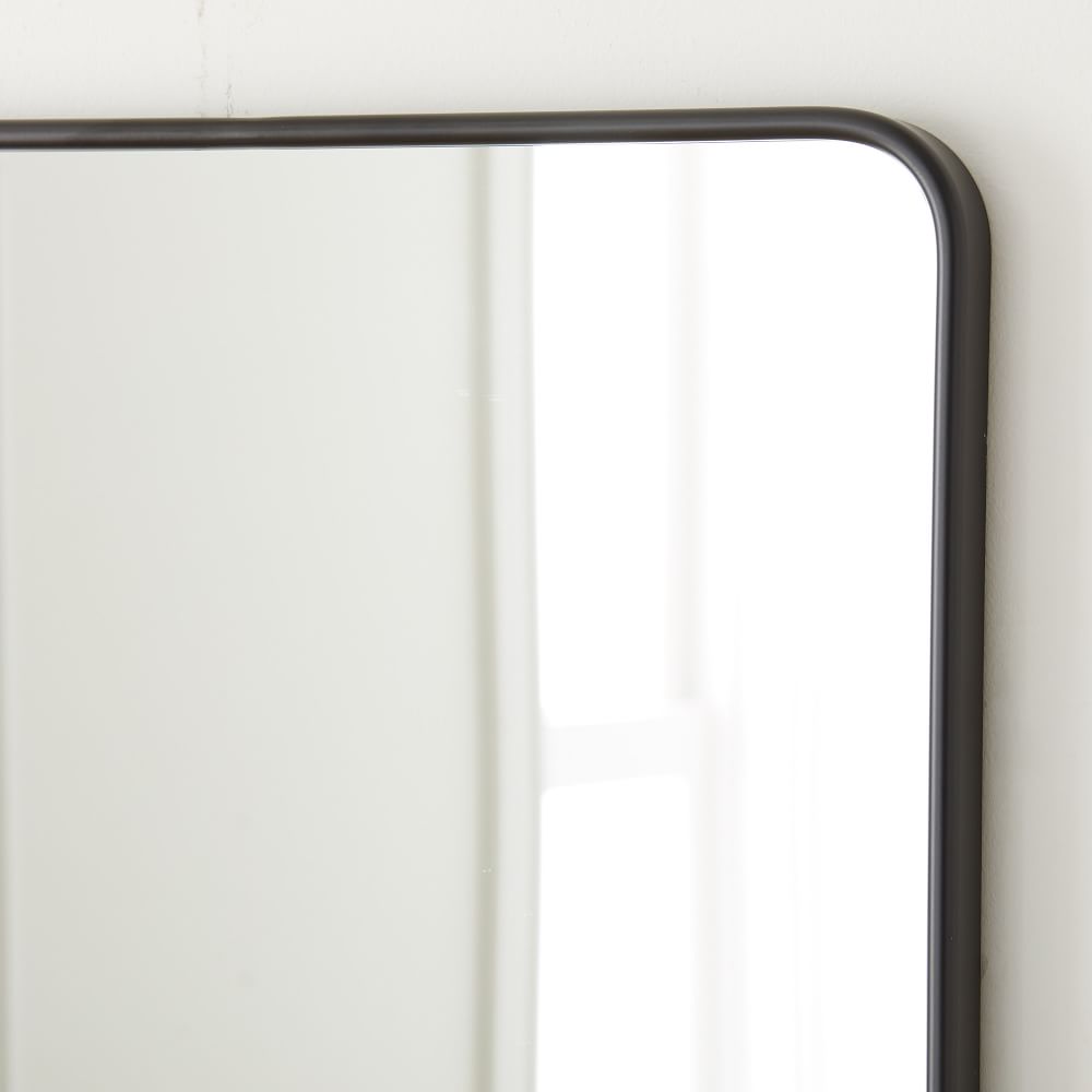 Streamline Rounded Edge Wall Mirror - 24"W x 36"H | West Elm