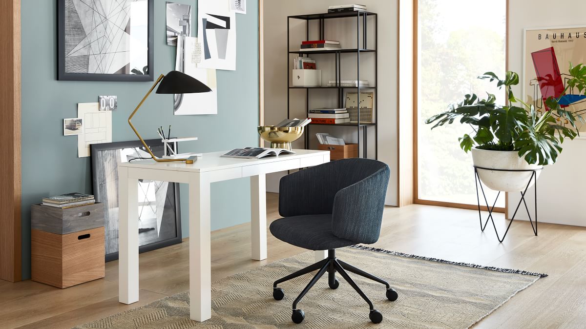 Crescent Swivel Office Chair | West Elm