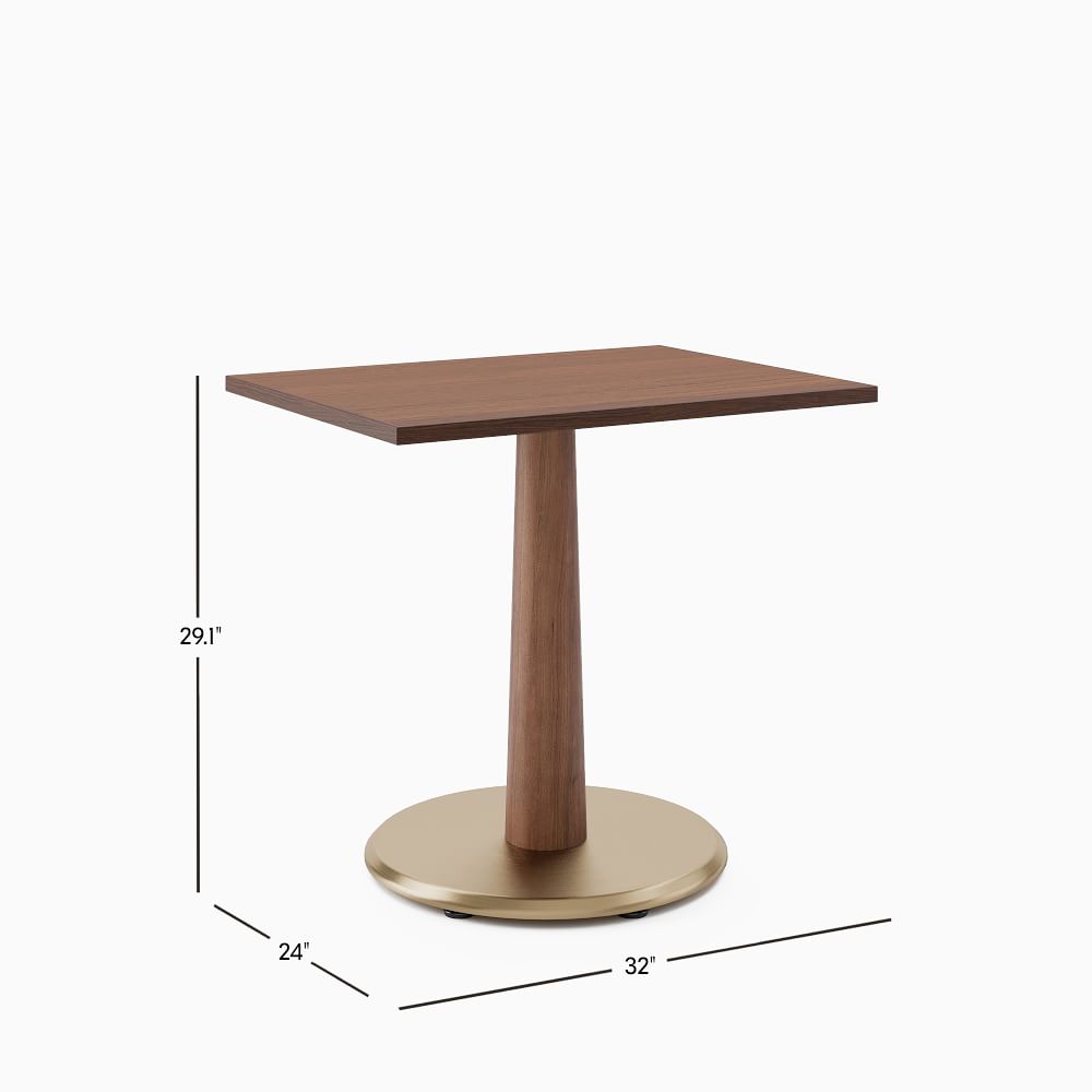 Claire Restaurant Dining Table - Wood - Rectangle | West Elm