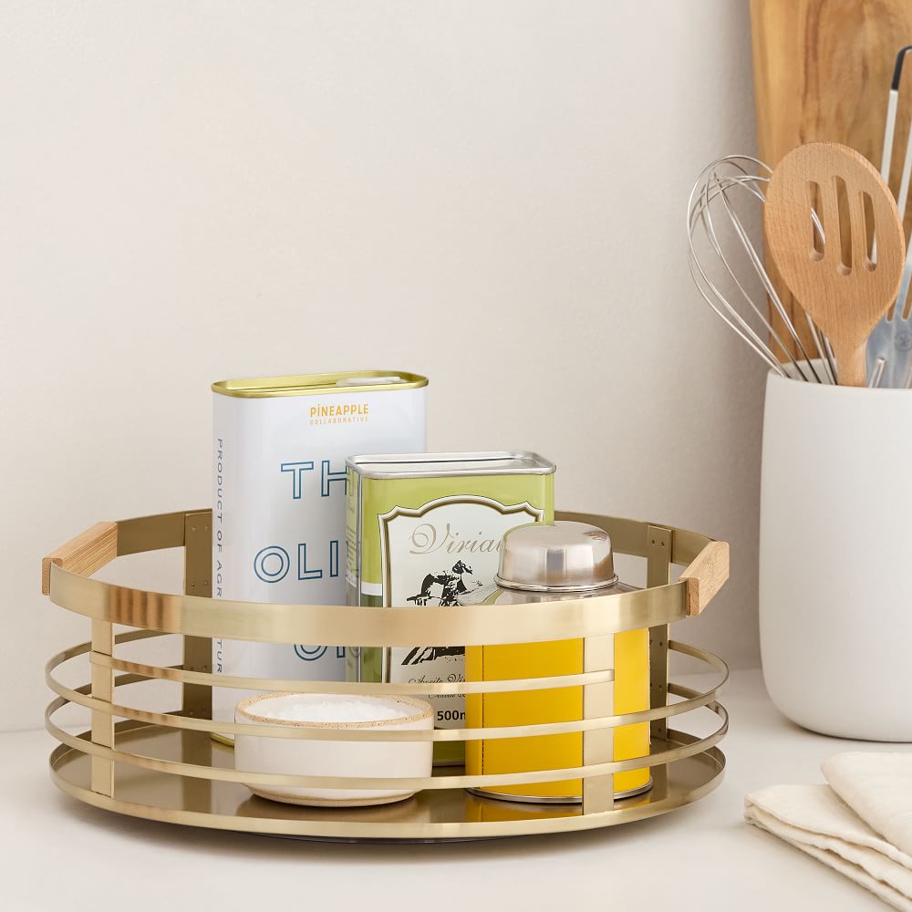 mDesign Metal Turntables | West Elm