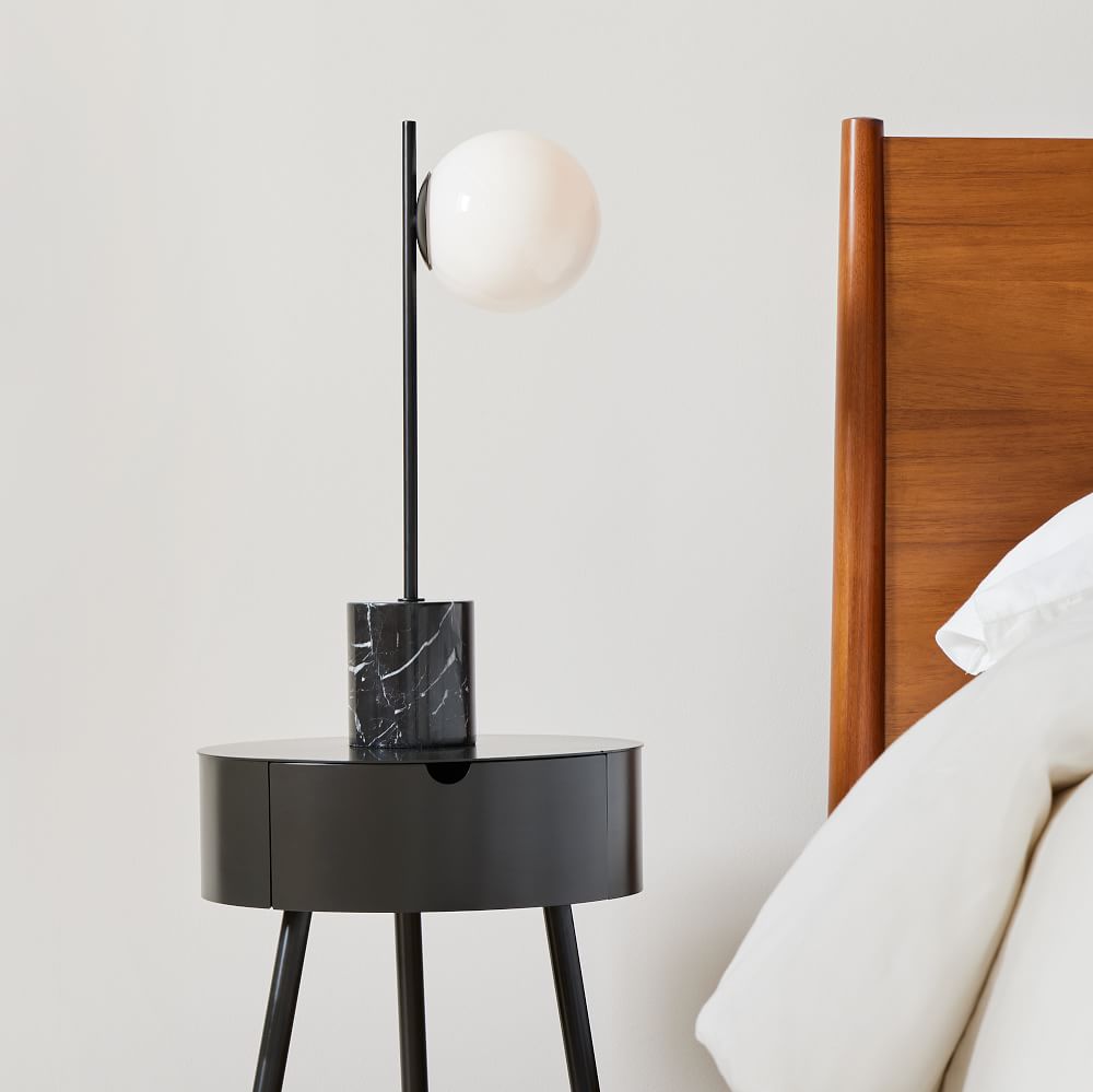 Sphere & Stem Table Lamp (22") | West Elm