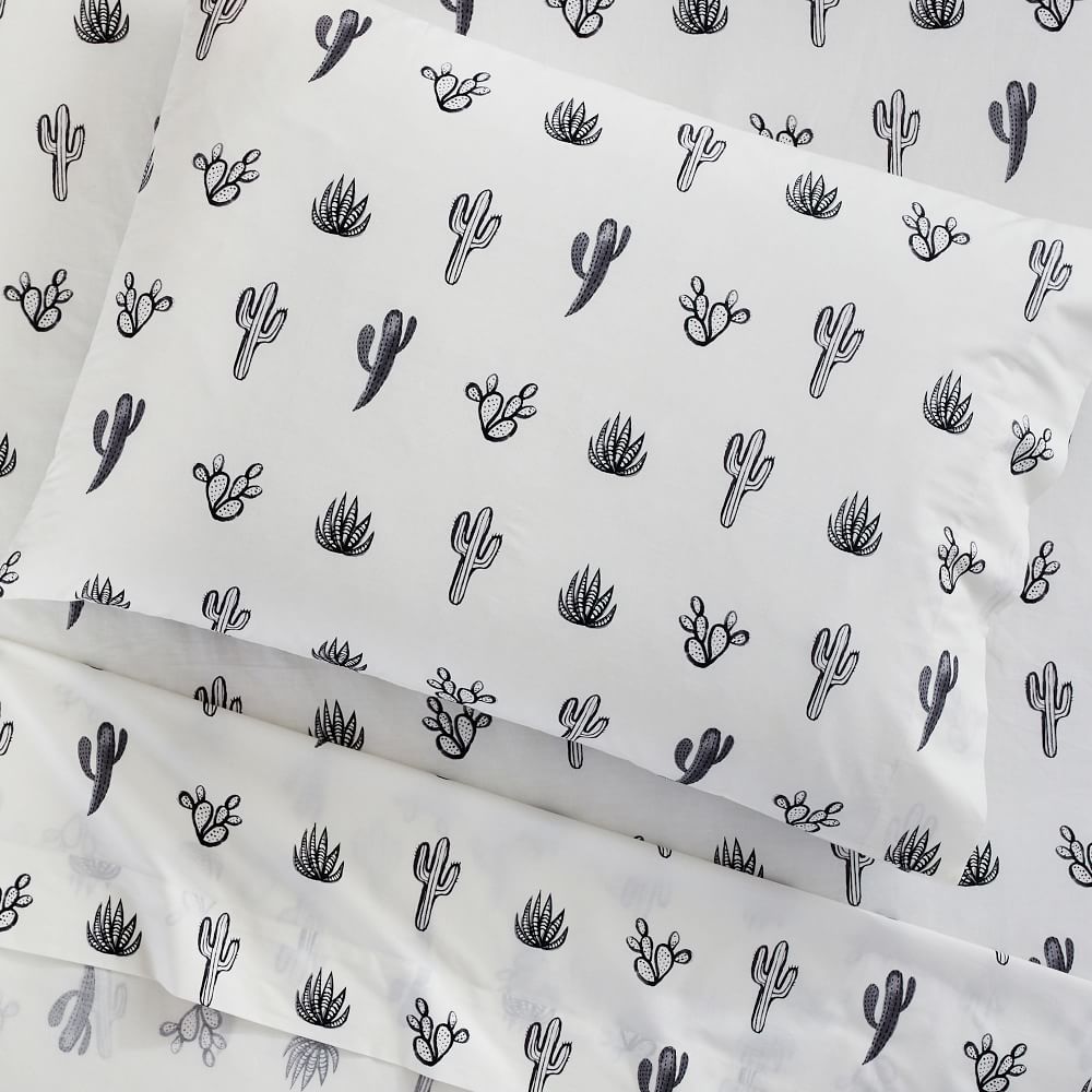 Organic Cactus Sheet Set | West Elm