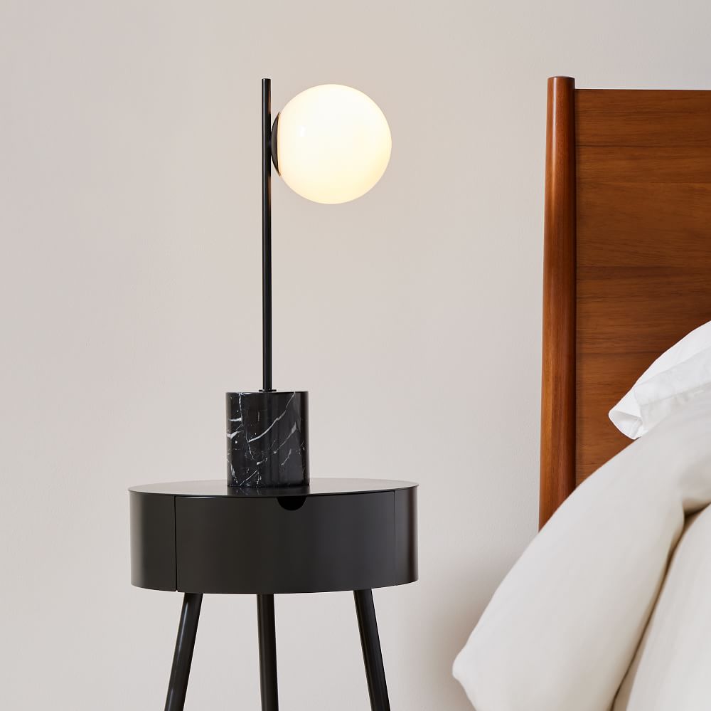 Sphere & Stem Table Lamp (22") | West Elm