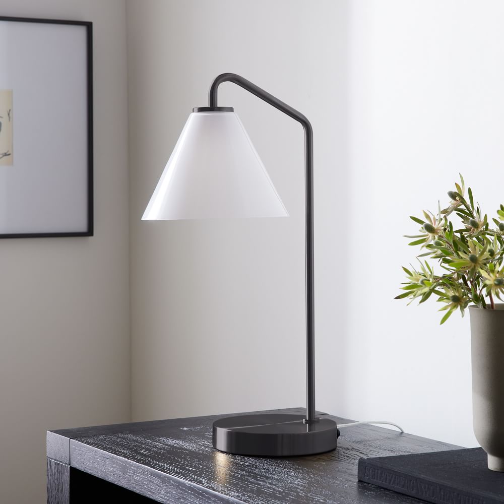 Sculptural Cone Table Lamp (21") | West Elm