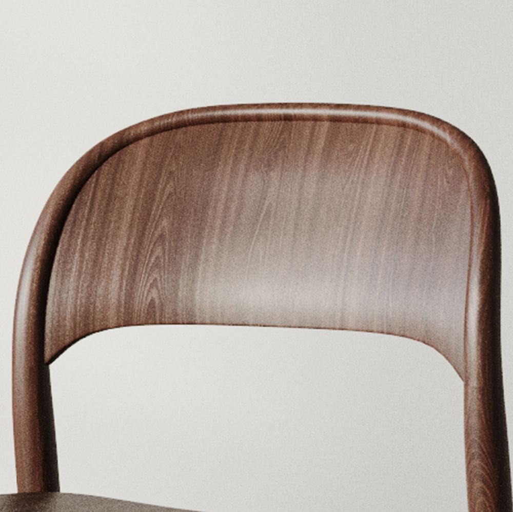 Hunter Shaped Wood Stacking Chair | West Elm