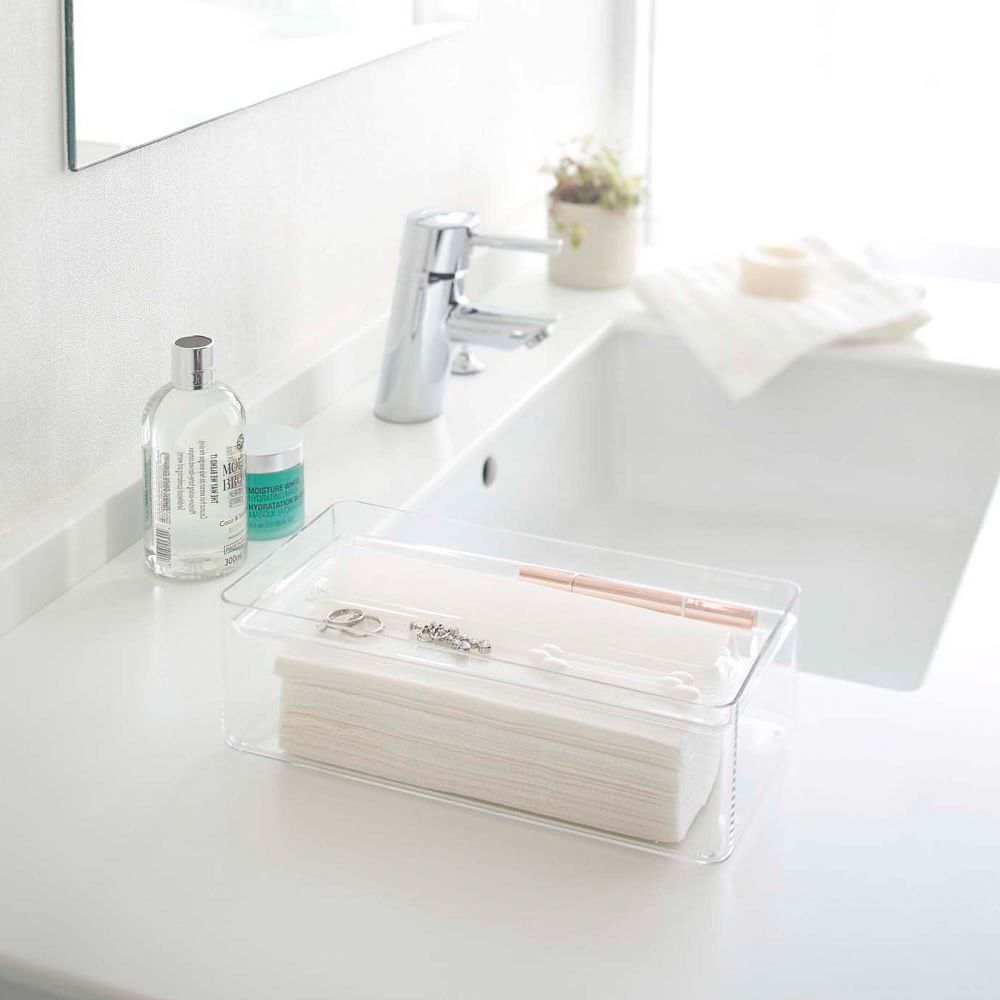 Yamazaki Luxe Tissue Case & Tray | West Elm