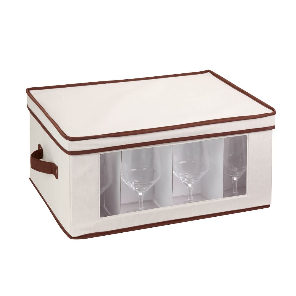 Canvas Window Storage Box | West Elm