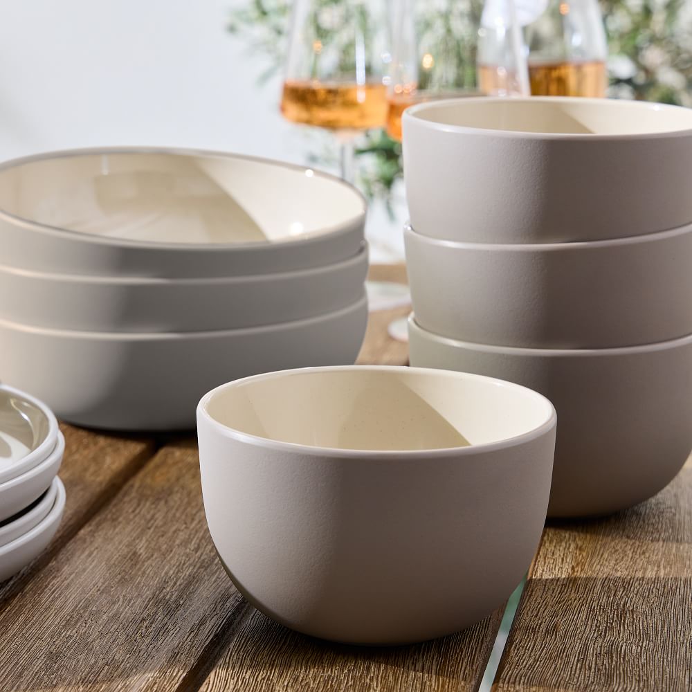 Kaloh Melamine Outdoor Dinnerware (Set of 16) | West Elm