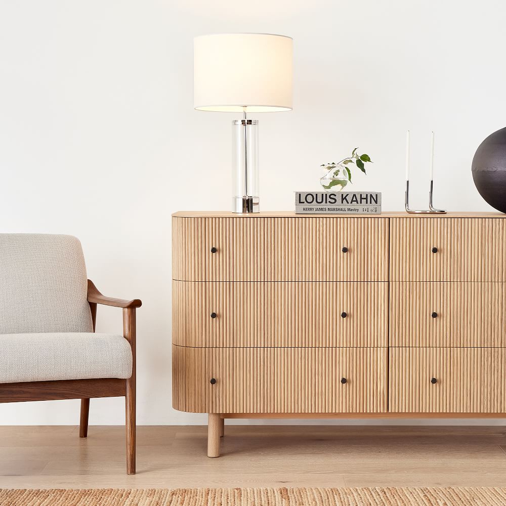 Acrylic Column USB Table Lamp | West Elm