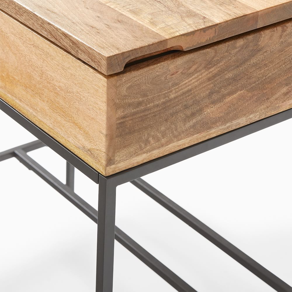 Industrial Adjustable Height Desk | West Elm