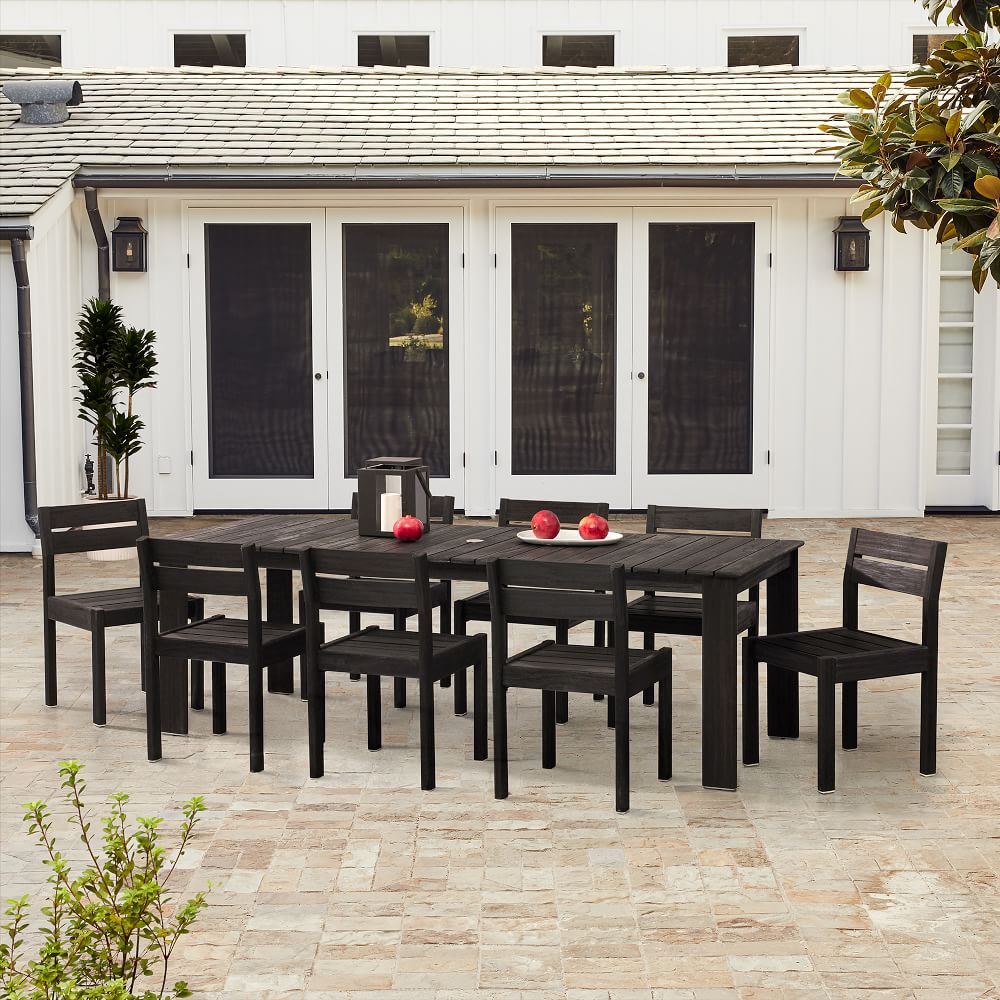 Playa Outdoor Expandable Dining Table (67.5"–90") & Chairs Set | West Elm