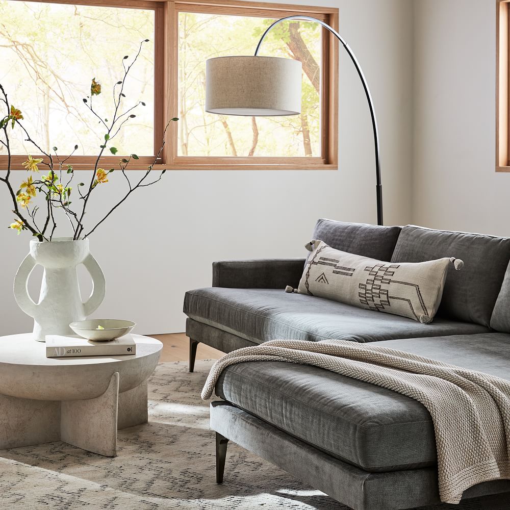 Monti Lava Stone Coffee Table (30") | West Elm