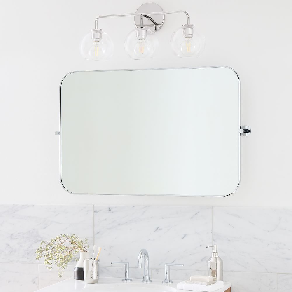 Metal Frame Pivot Mirror - Landscape | West Elm