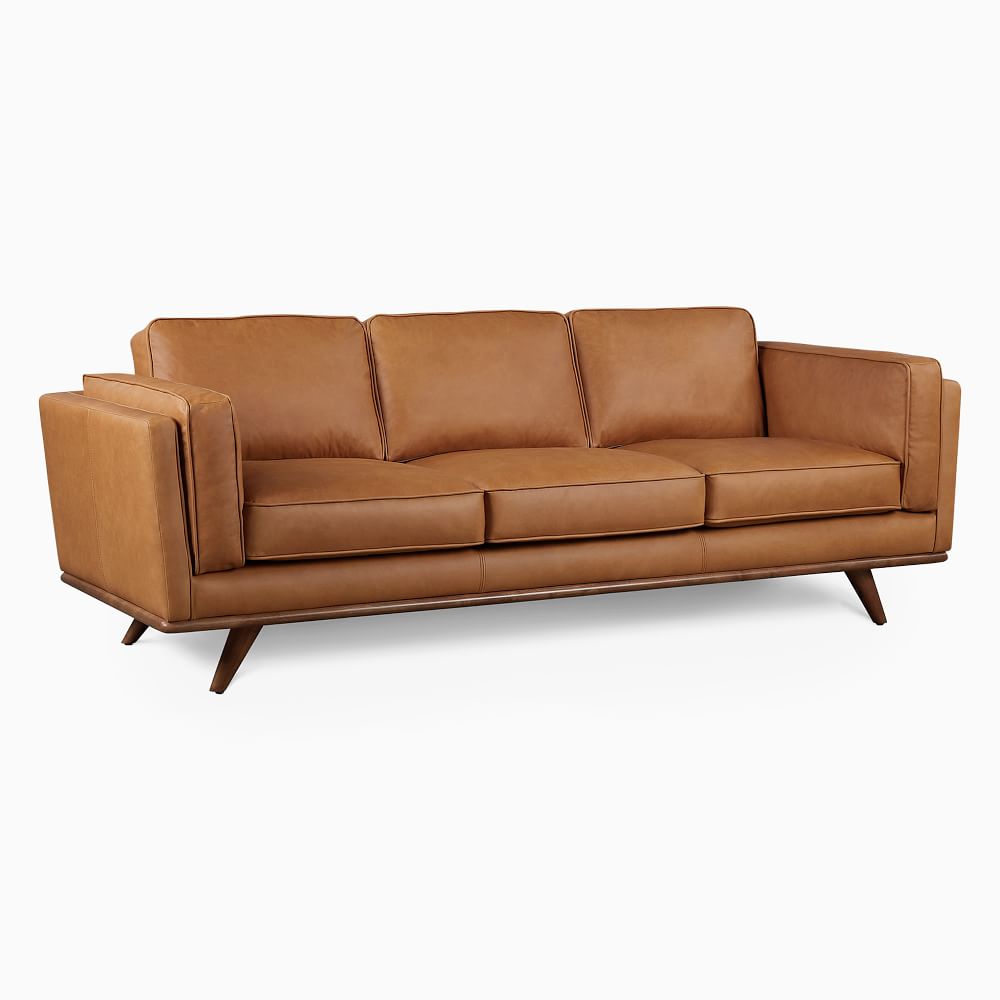 Zander Leather Sofa (90") | West Elm