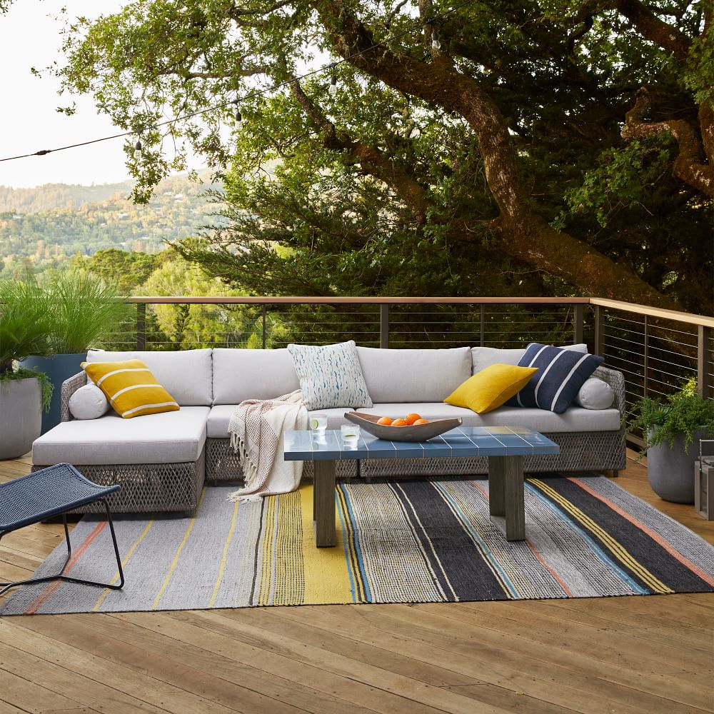 Ombre Pop Outdoor Rug | West Elm