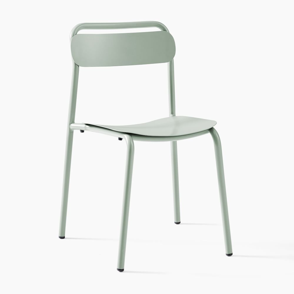 Outdoor Metal Stacking Chair (Set of 2) | West Elm