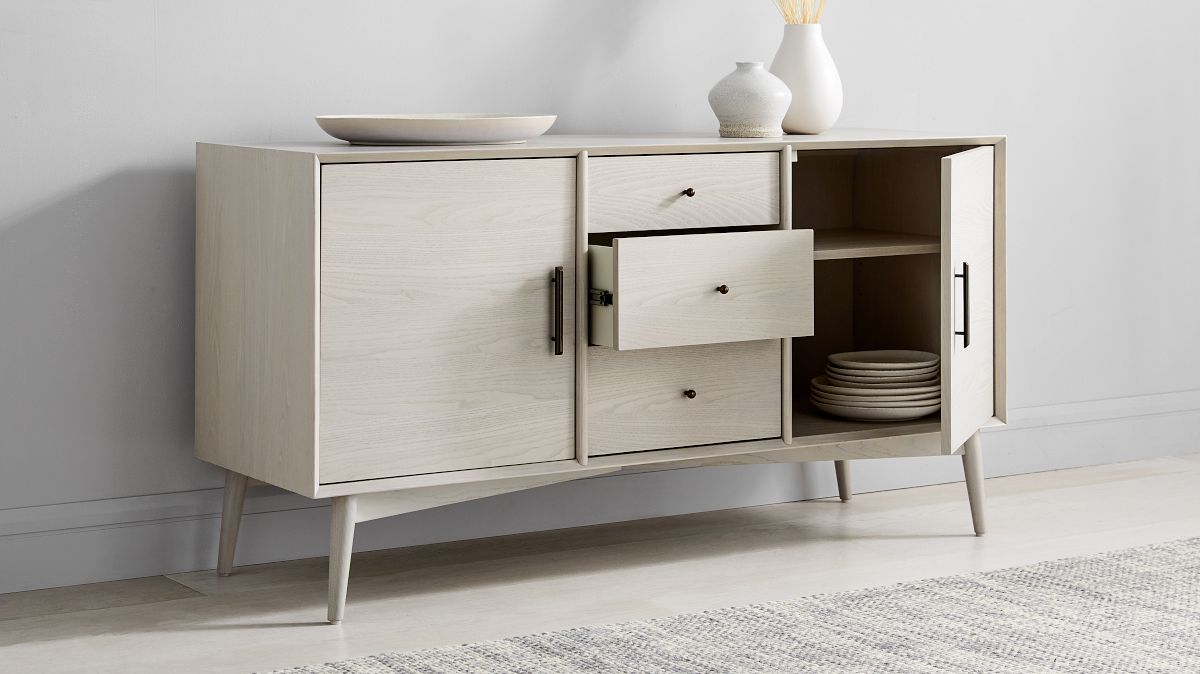 Mid-Century Buffet Table - Acorn | West Elm