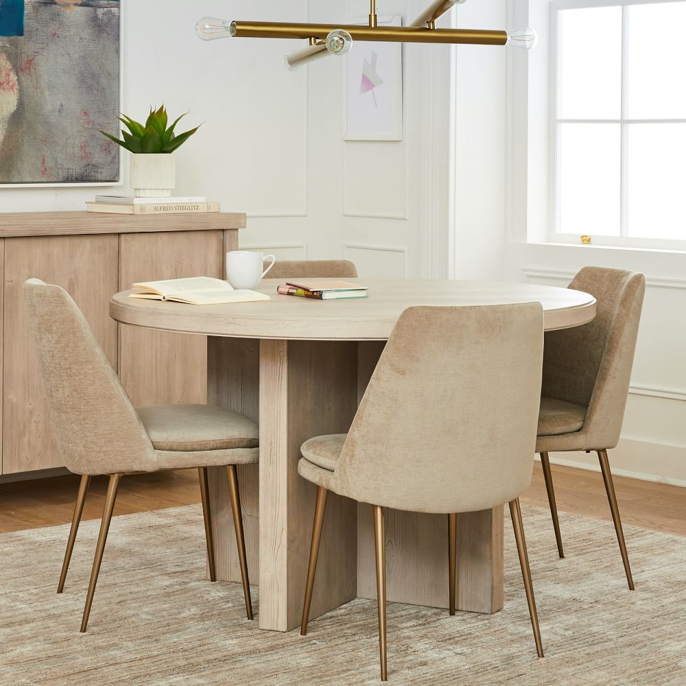 Santa Rosa Round Dining Table (48", 56") | West Elm