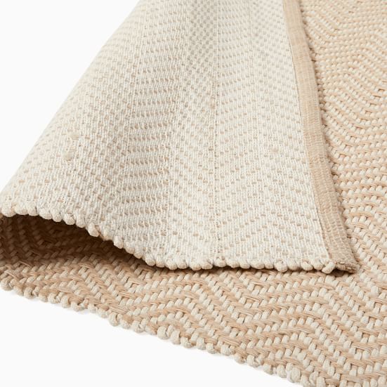 Rope Herringbone Outdoor Rug | West Elm